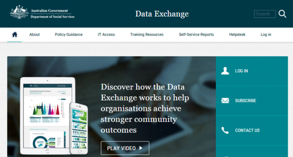 Data Exchange Dashboard Released – Community Data Solutions